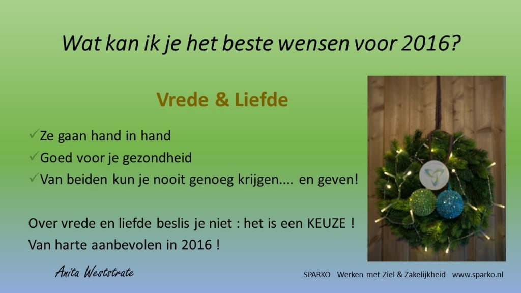 De beste wensen | Sparko